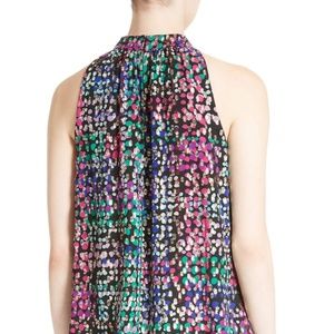 kate spade | Tops | Kate Spade Metallic Multi Dot Top Xs | Poshmark